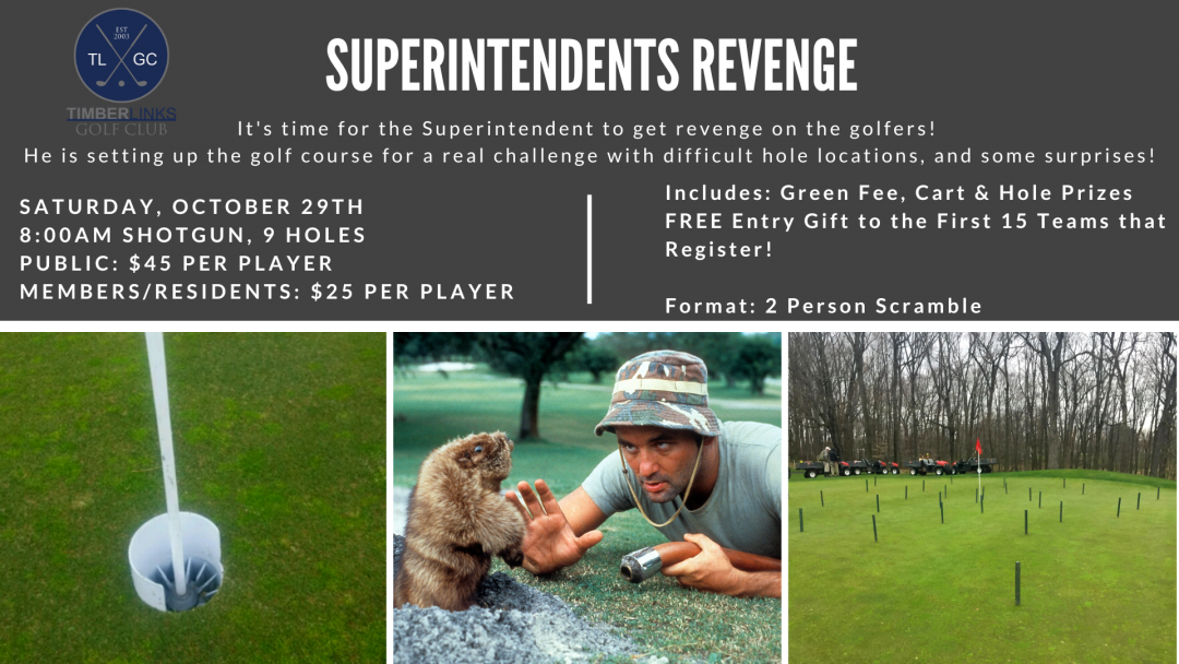 Upcoming Events - Timberlinks Golf Club